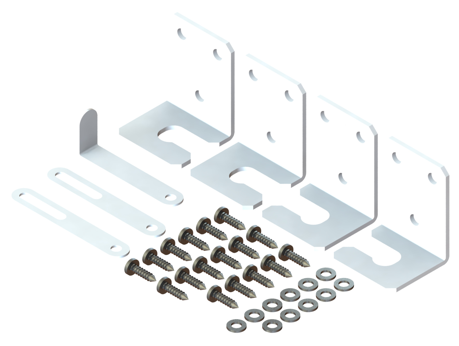 ComfoAir Fit 100 - Kit montage mural et plafond | Eauvent